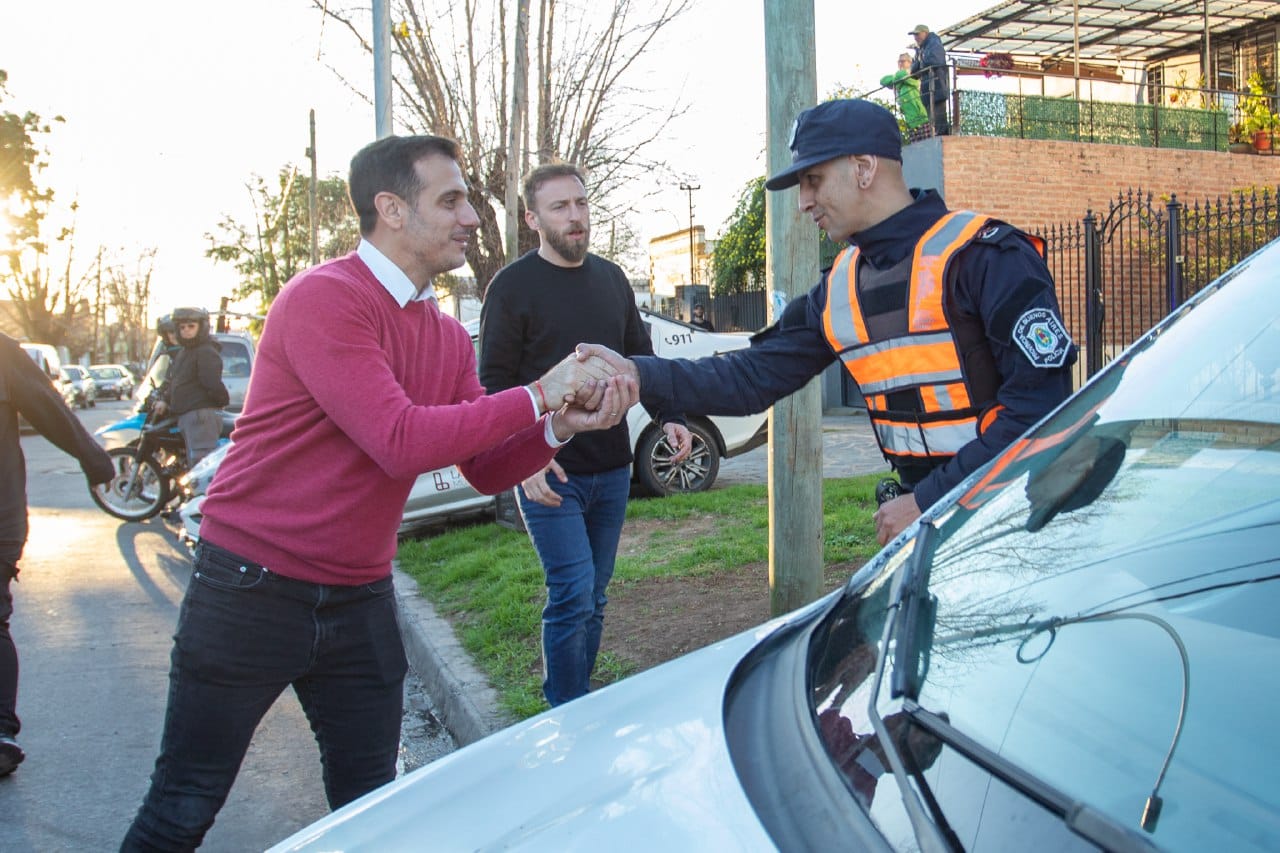 Julián Álvarez y Federico Otermín encabezaron un operativo en conjunto ...